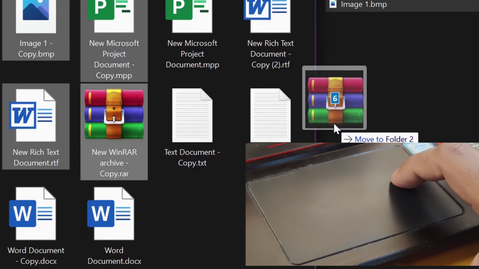 Drag and Drop Using The Touchpad without mouse on Windows Laptop ...